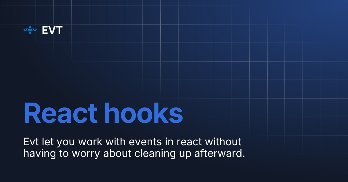React hooks | EVT